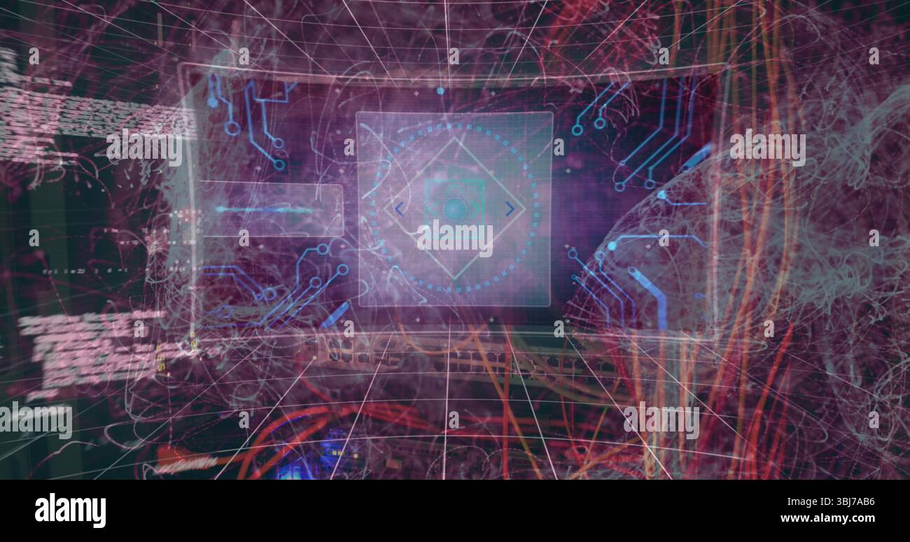 Central data panel displaying square hi-res stock photography and images - Alamy