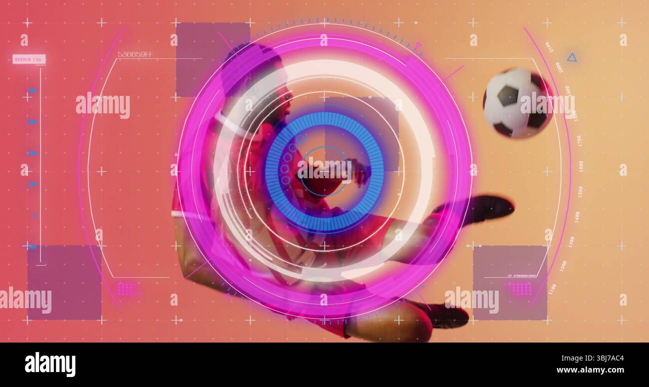 Soccer ball soaring hi-res stock photography and images - Alamy