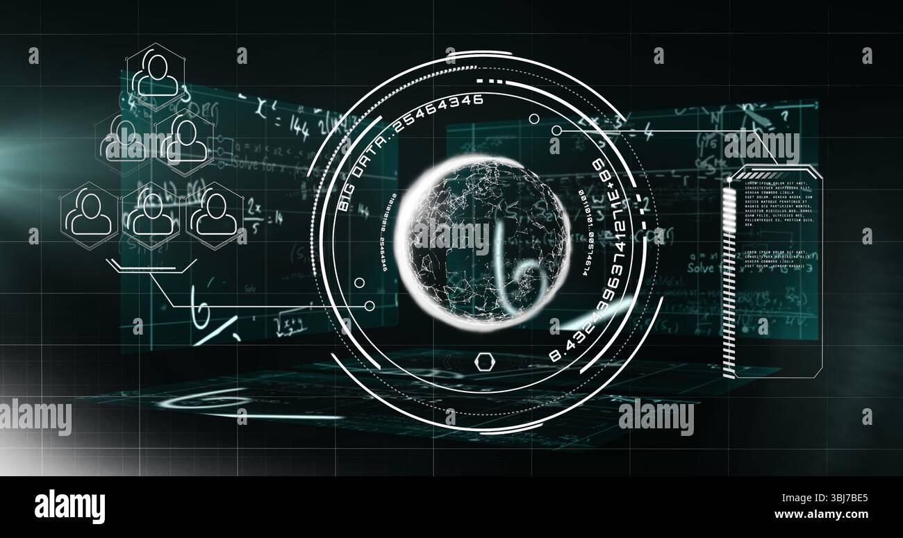 Displaying animated icons digital dashboard hi-res stock photography and images - Alamy