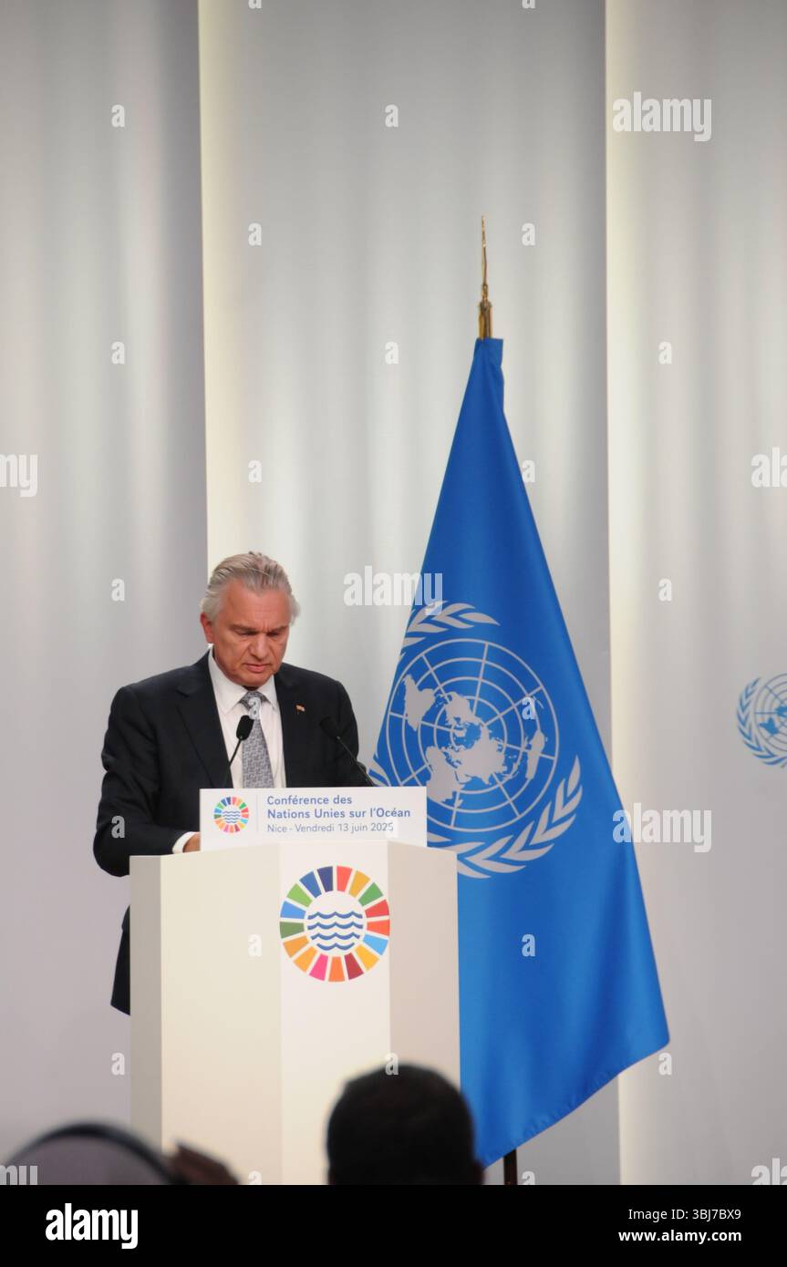 Nice, France. 13th Juin 2025. UNOC3, The Closing day of the third ...