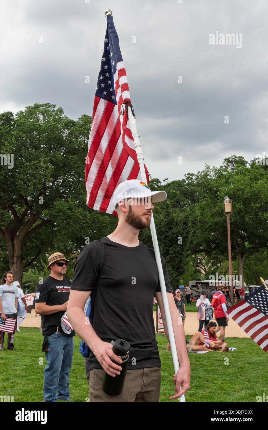 Unite For Veterans Protest Stock Photo - Alamy