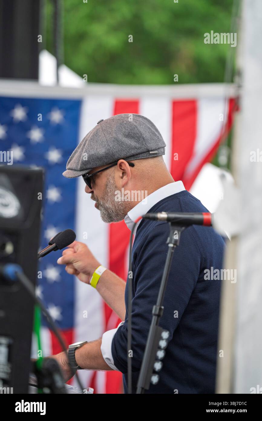 Unite For Veterans Protest Stock Photo - Alamy