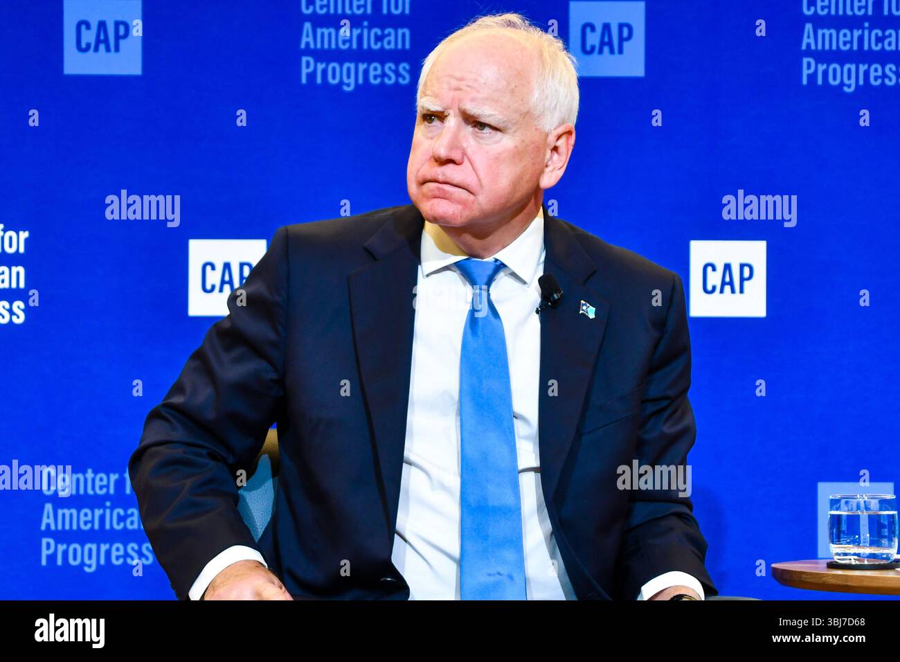 Gov. Tim Walz (D-MN) at Center for American Progress, 13 June 2025 ...