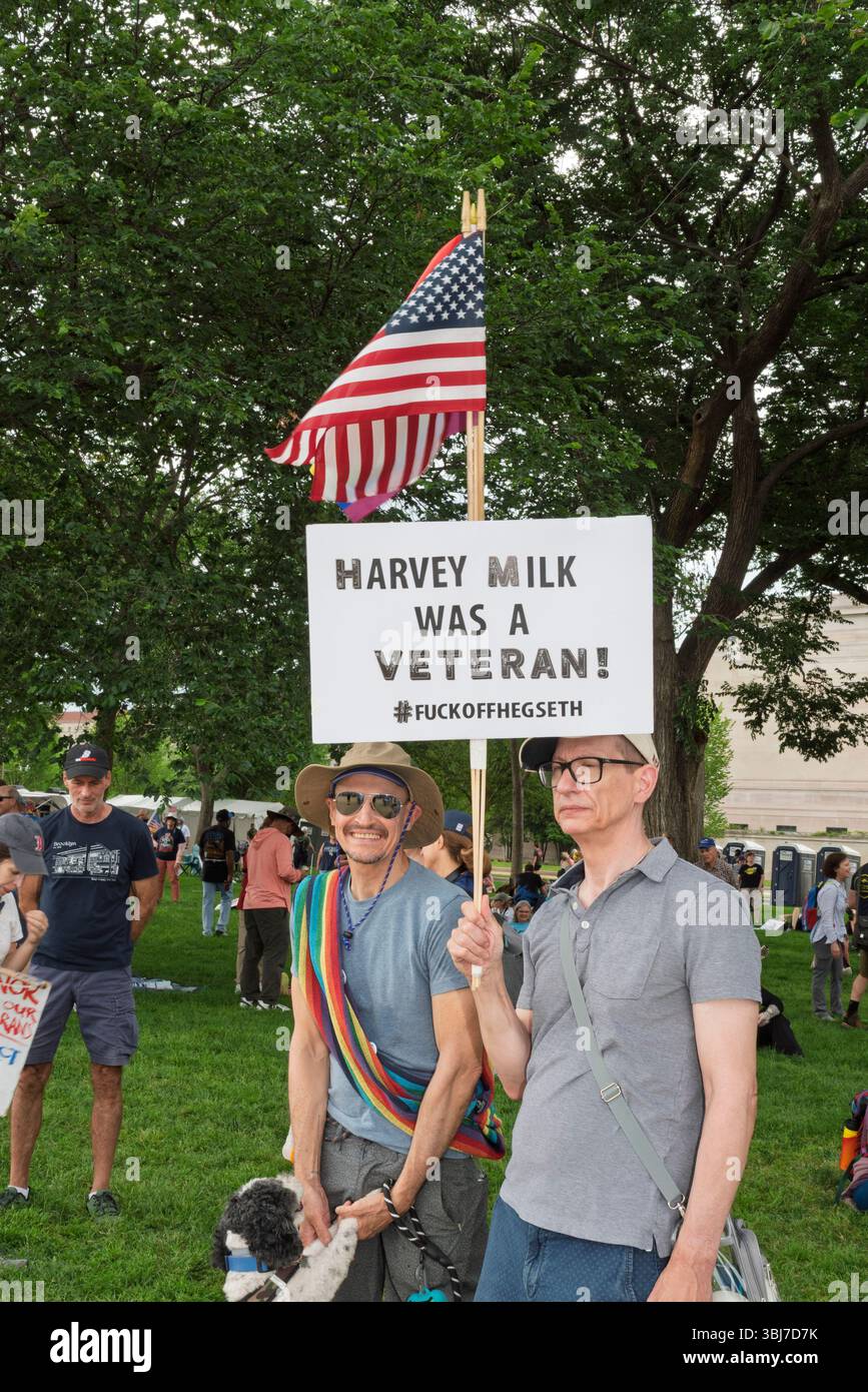 Unite For Veterans Protest Stock Photo - Alamy