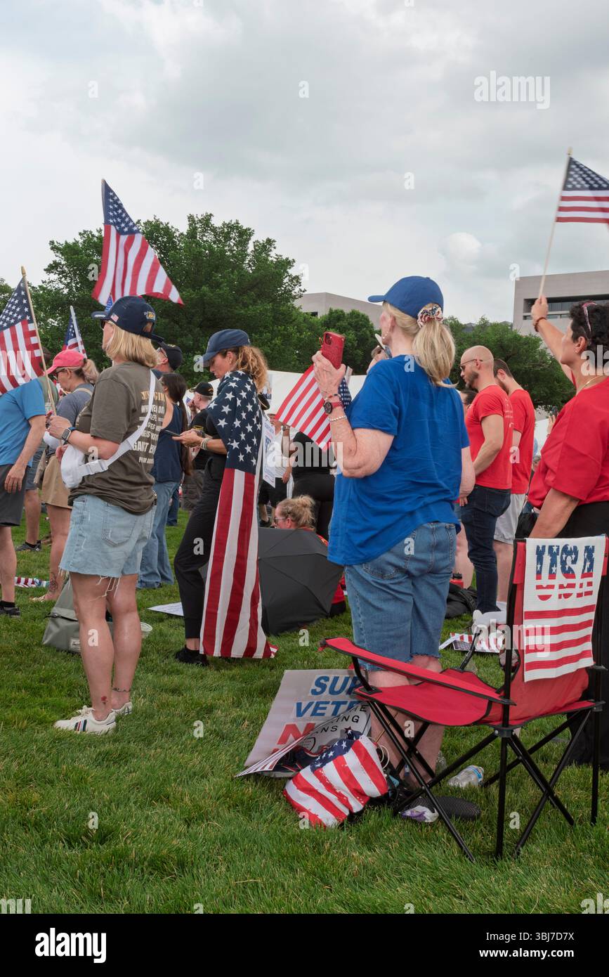Unite For Veterans Protest Stock Photo - Alamy