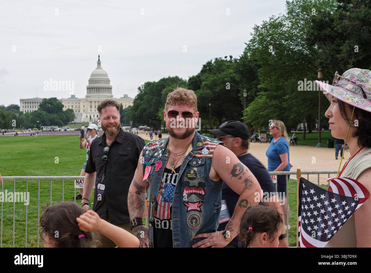 Unite For Veterans Protest Stock Photo - Alamy
