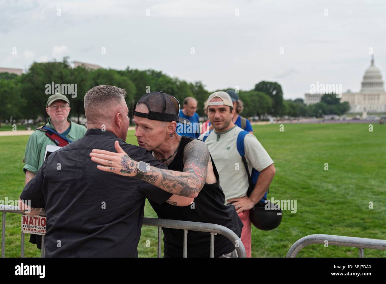 Unite For Veterans Protest Stock Photo - Alamy