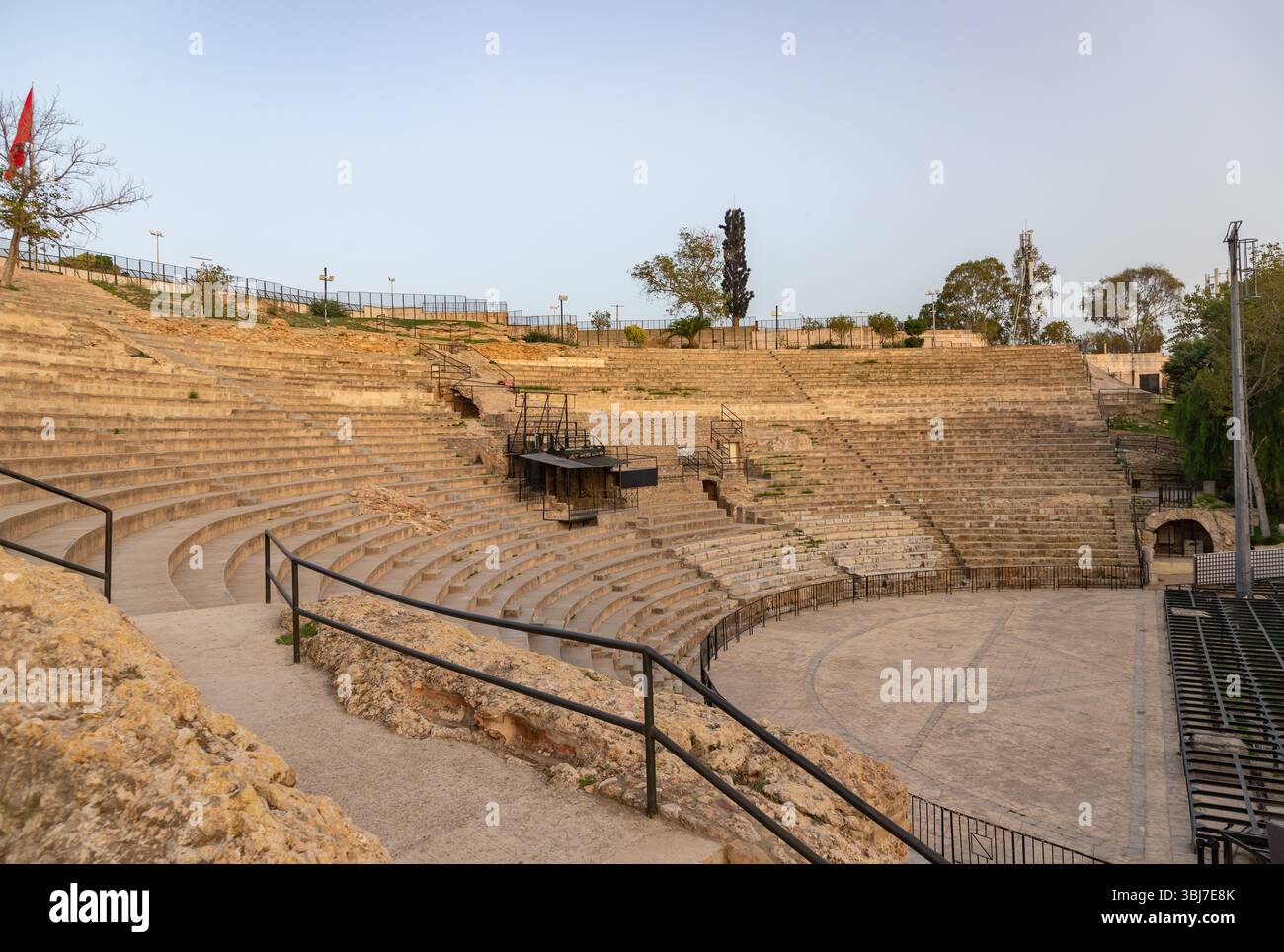 A picture of the Theatre of Carthage at the Archaeological Site of ...