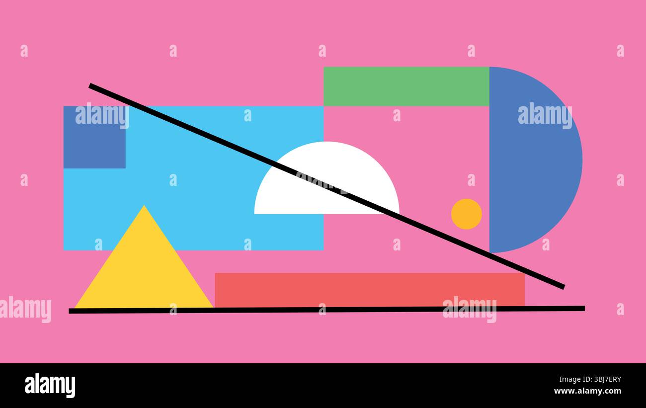 Pink semicircle Stock Vector Images - Alamy