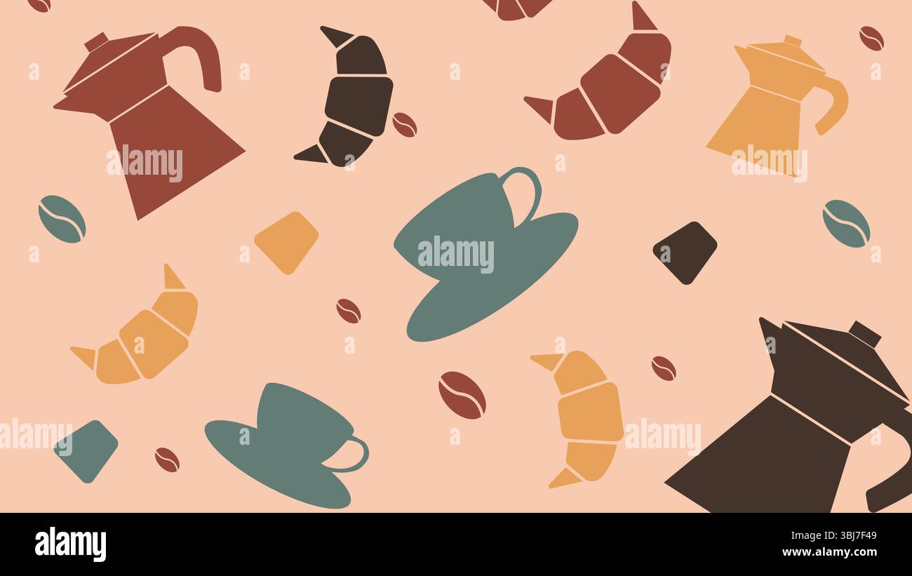 Tea pots cups Stock Vector Images - Alamy