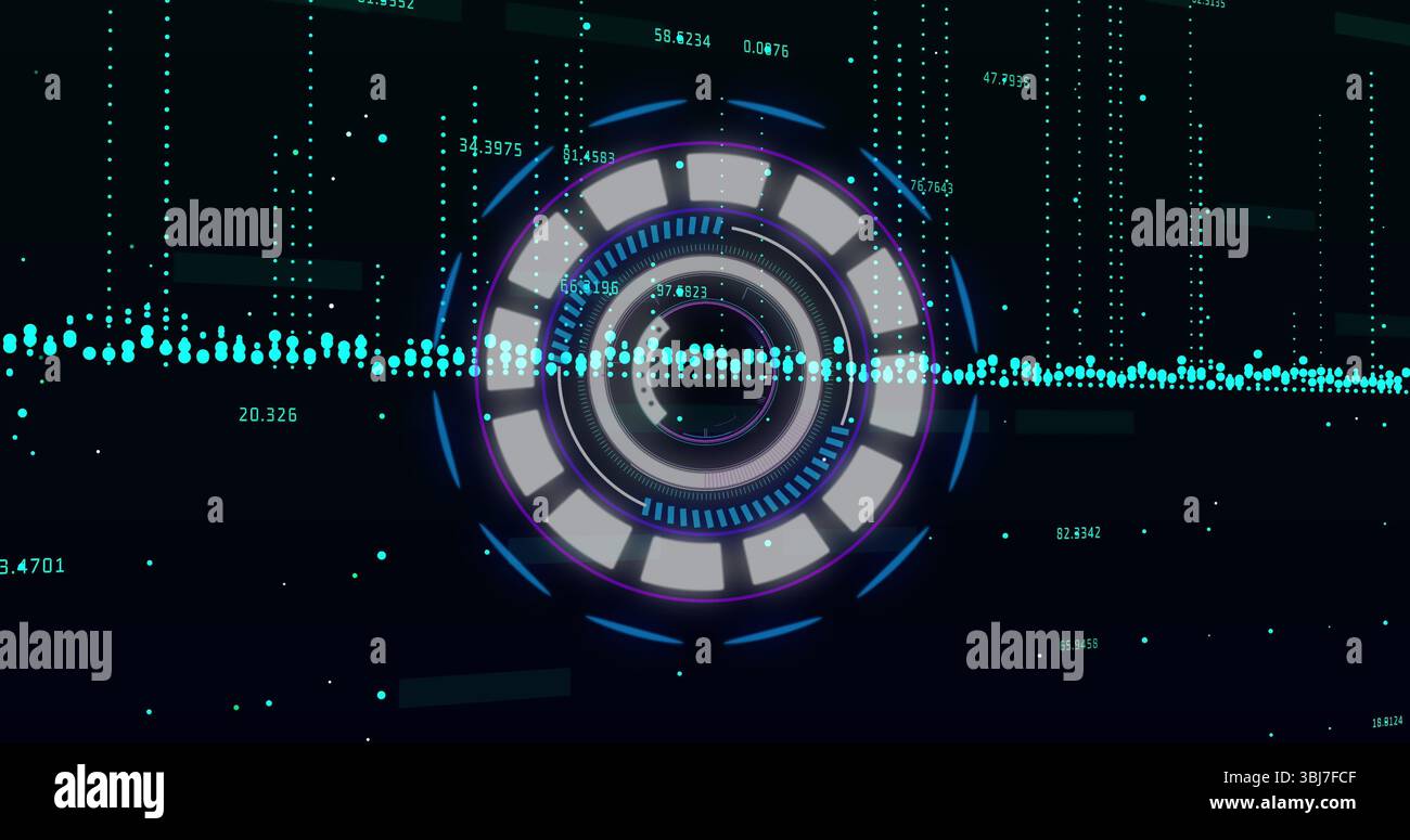 Data visualization animating on dashboard hi-res stock photography and images - Alamy