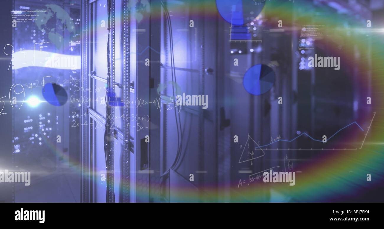 Illuminating server rack cabinet hi-res stock photography and images ...