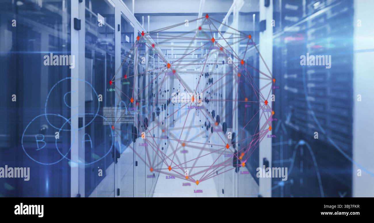 3d network graph overlay hi-res stock photography and images - Alamy