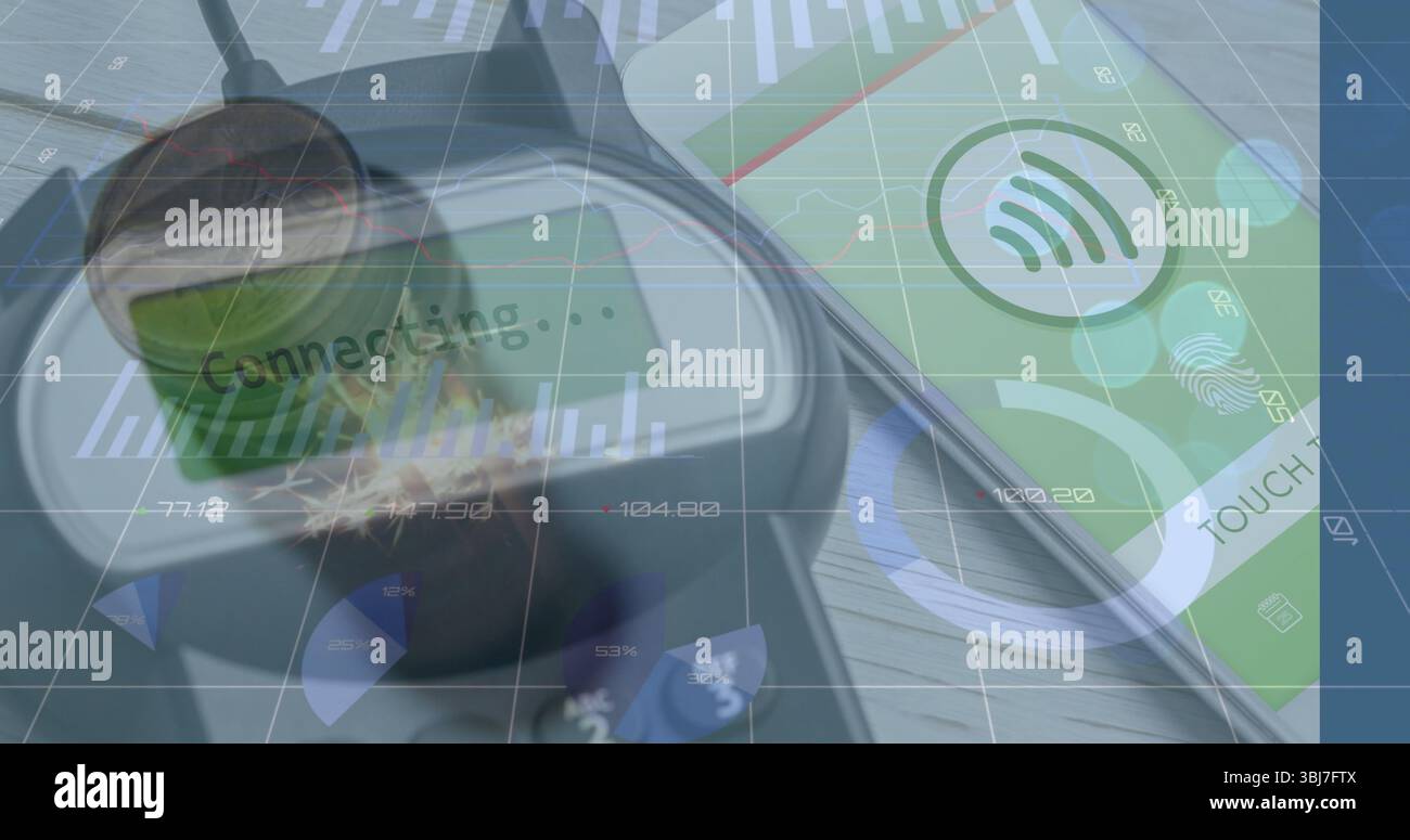 Displaying stethoscope chest piece on oximeter device with phone screen ...