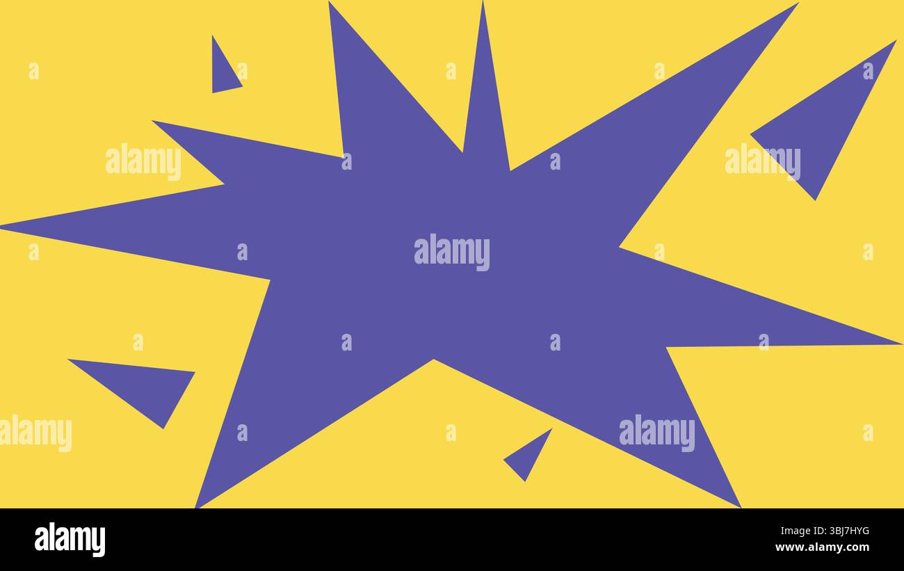 Yellow and purple explosion shape background Stock Vector Image & Art ...