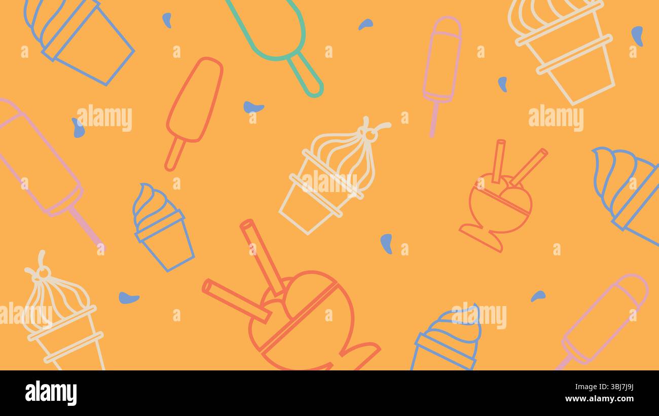 Ice cream sundae frozen Stock Vector Images - Alamy