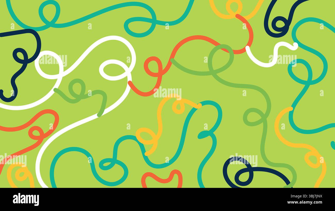 Squiggle loops hi-res stock photography and images - Alamy