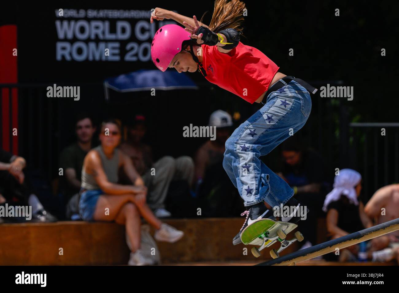 Rome, Italy. 13th June, 2025. Valentina Krauel of Spain competes in the ...