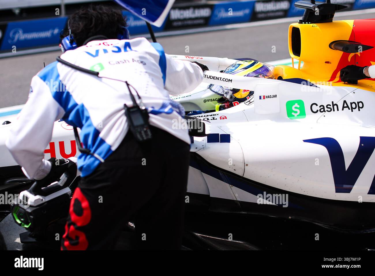 06 HADJAR Isack (fra), Visa Cash App RB F1 Team VCARB02, action during the Formula 1 Pirelli ...