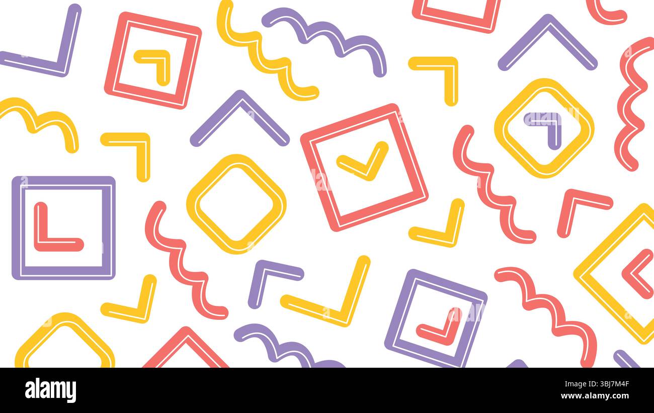 Check mark decorative symbol Stock Vector Images - Alamy