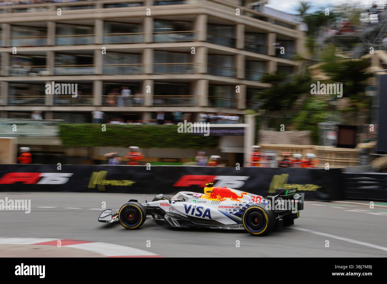 Monaco, May 23nd 2025. Formula 1 Tag Heuer Grand Prix de Monaco 2025. Pictured: #30 Liam Lawson ...