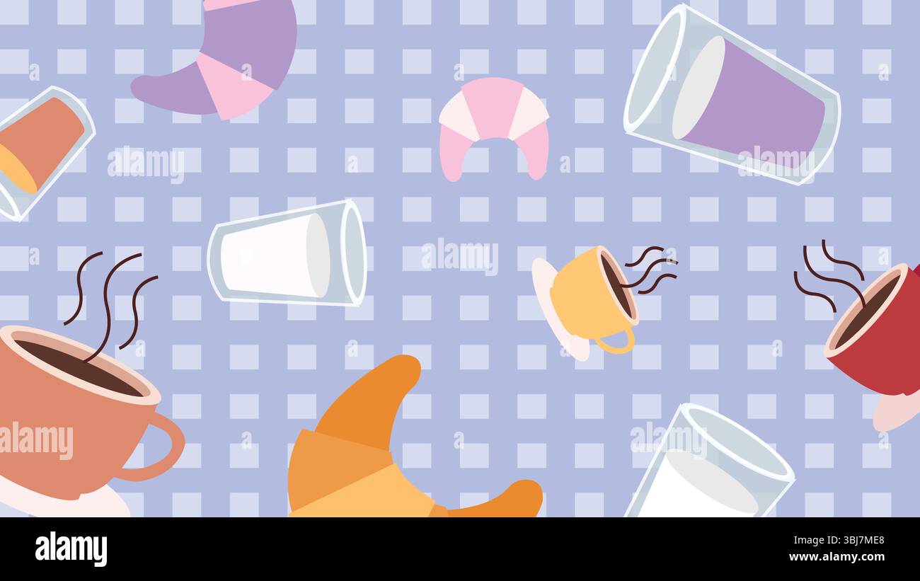 Croissant style Stock Vector Images - Alamy