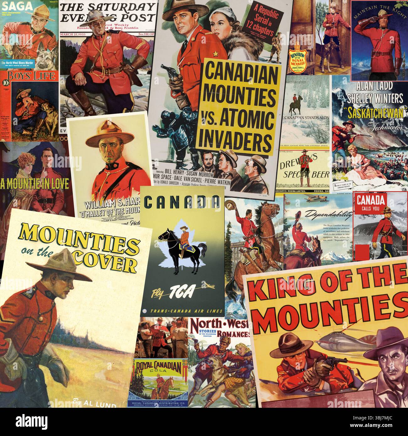 Mounties Movie Posters Stock Photo - Alamy