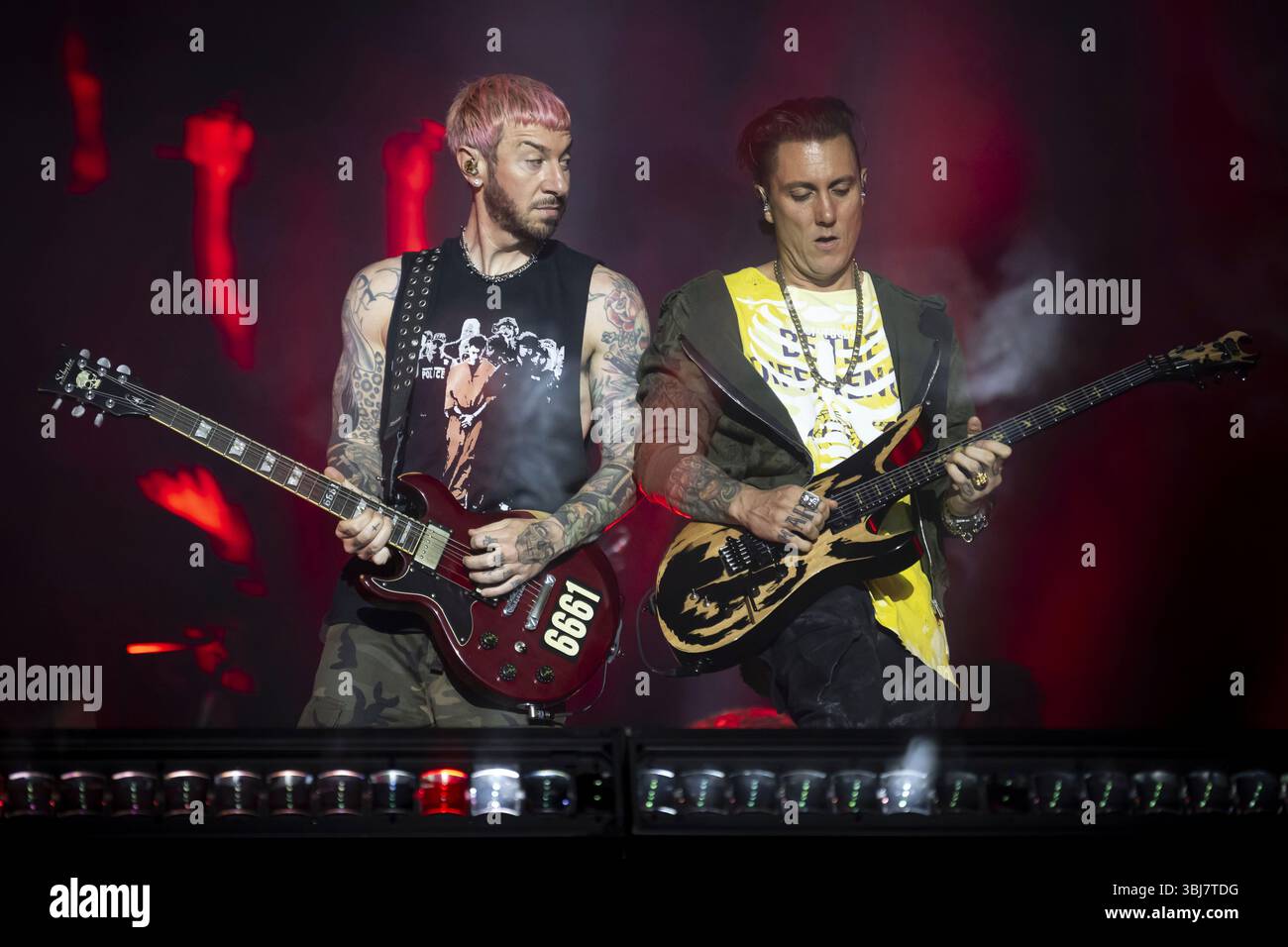 Zachary Baker aka Zacky Vengeance, left, and Brian Elwin Haner Jr. aka ...