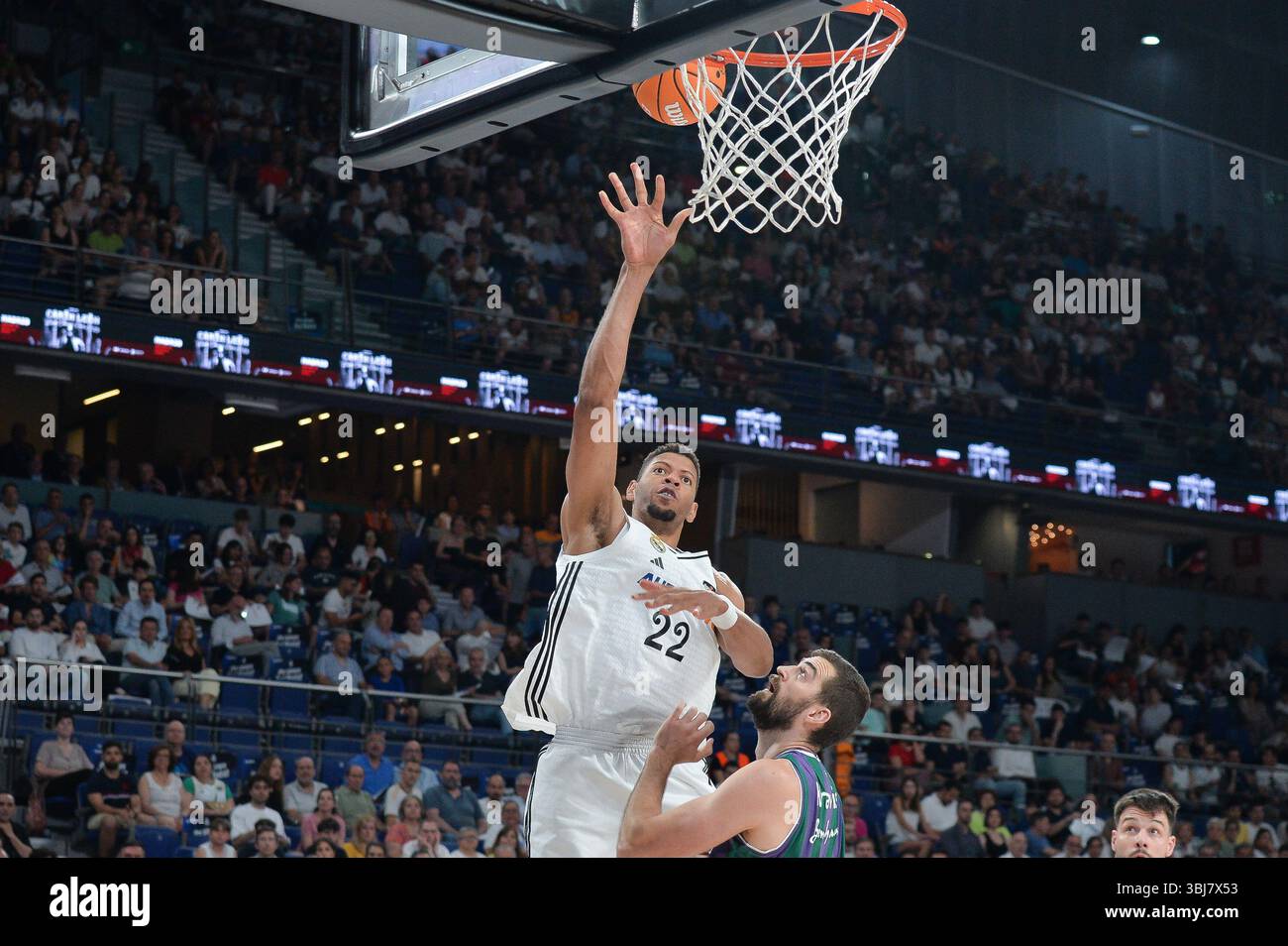 Edy Tavares of Real Madrid during, Semi-Final second leg of Liga ACB ...