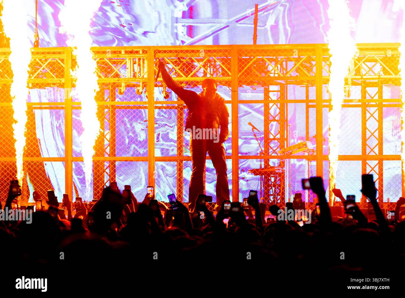 Milan, Italy. 13th June, 2025. Don Toliver performs live at Kozel ...