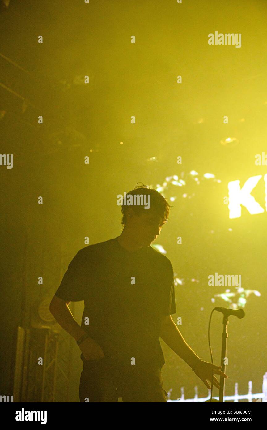 London, United Kingdom. 13th June, 2025. Isaac Hale of Knocked Loose ...