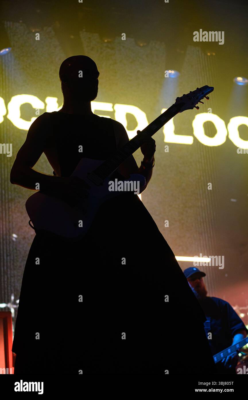 London, United Kingdom. 13th June, 2025. Isaac Hale of Knocked Loose ...