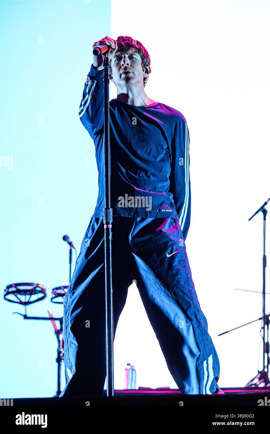 London, United Kingdom. 13th June, 2025. Brendan Yates of Turnstile ...