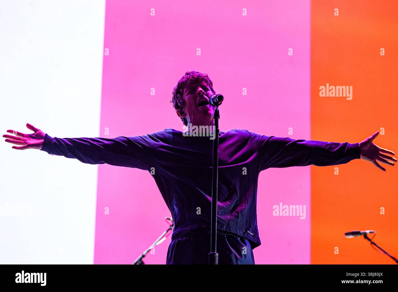 London, United Kingdom. 13th June, 2025. Brendan Yates of Turnstile ...