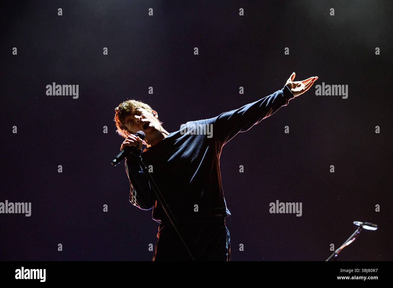 London, United Kingdom. 13th June, 2025. Brendan Yates of Turnstile ...