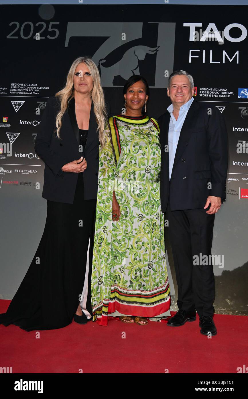 Taormina, 71st Taormina Film Festival 2025 - Red carpet fourth evening ...