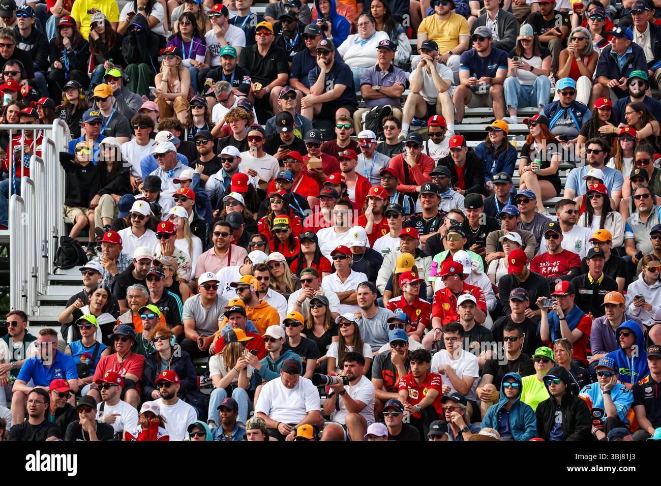 Fans during the Formula 1 Pirelli Grand Prix du Canada 2025, 10th round ...