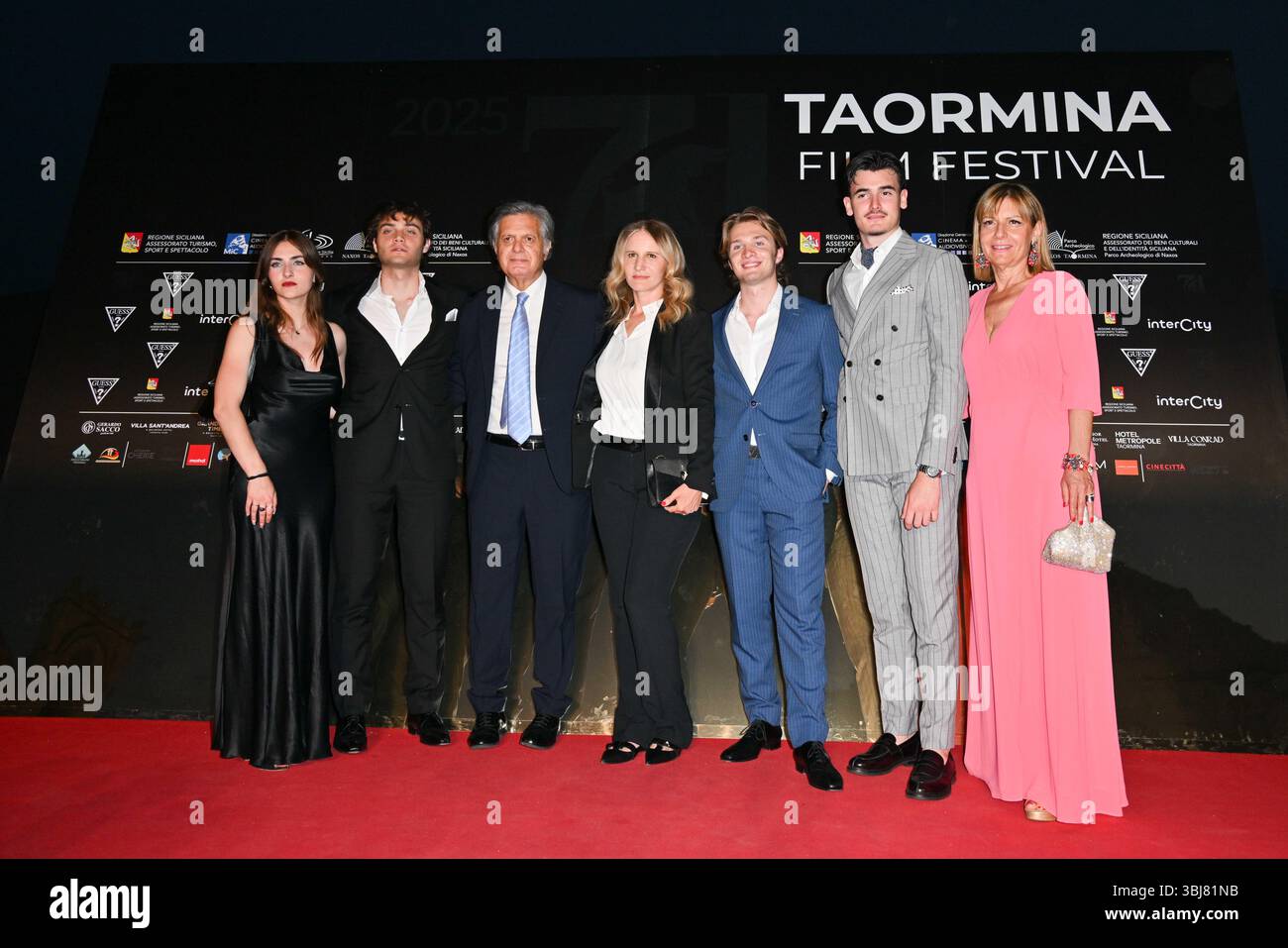 Taormina, 71st Taormina Film Festival 2025 - Red carpet fourth evening ...