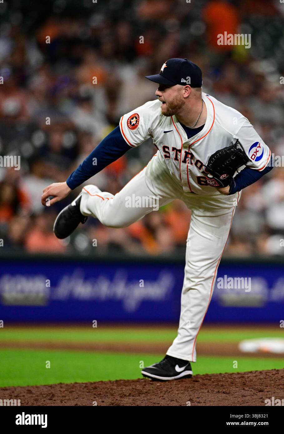 June 10, 2025: Houston Astros relief pitcher Kaleb Ort (63) in the ...