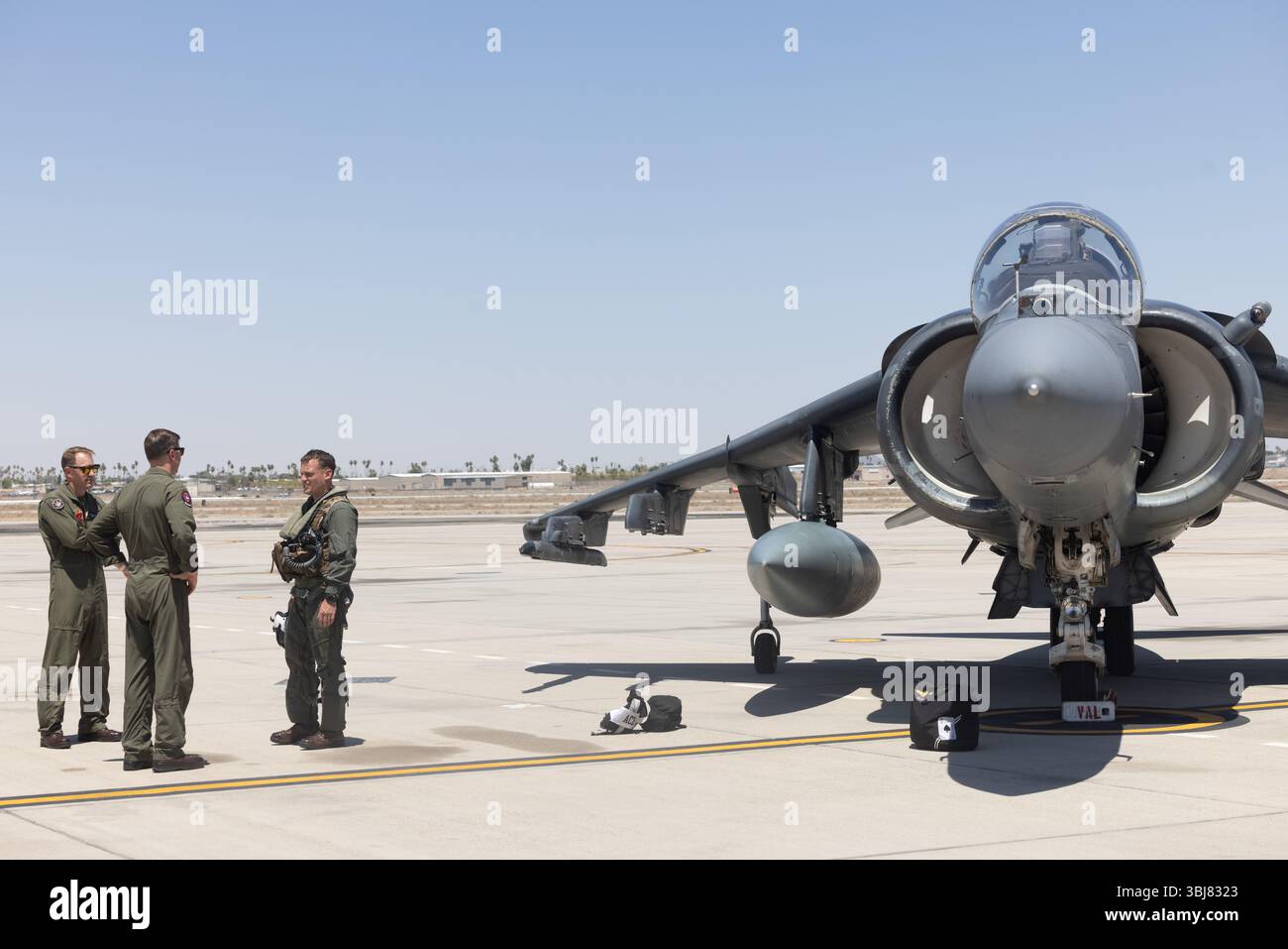 U.S. Marine Corps retiring Lt. Col. Tyler Sanders, left, Marine ...