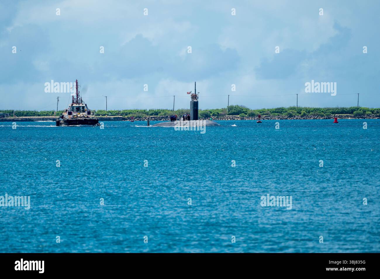 NAVAL BASE GUAM (June 11, 2025) – The Los Angeles-class fast-attack ...