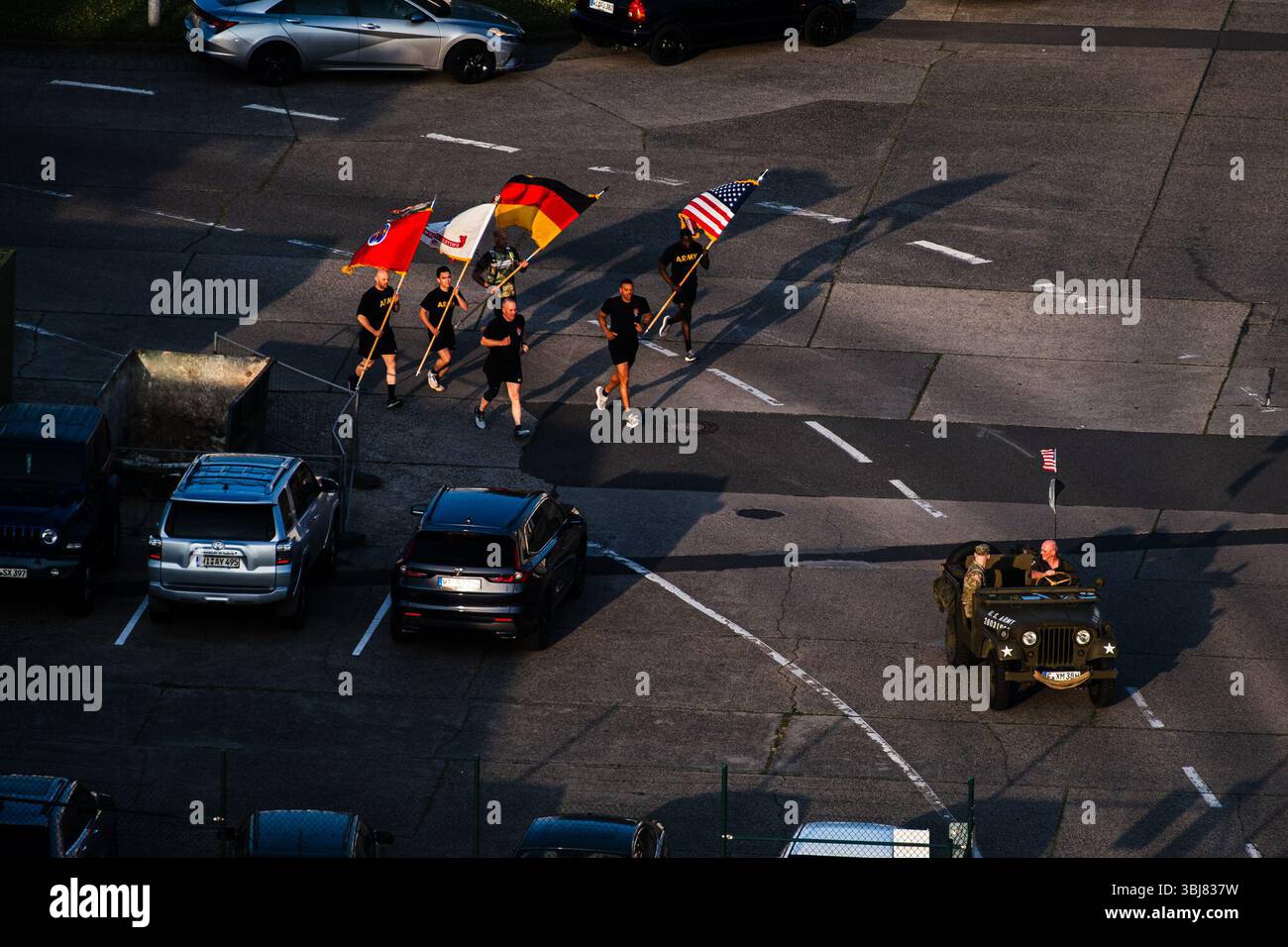 Soldiers stationed at U.S. ARMY Garrison Wiesbaden participate in a 5k ...