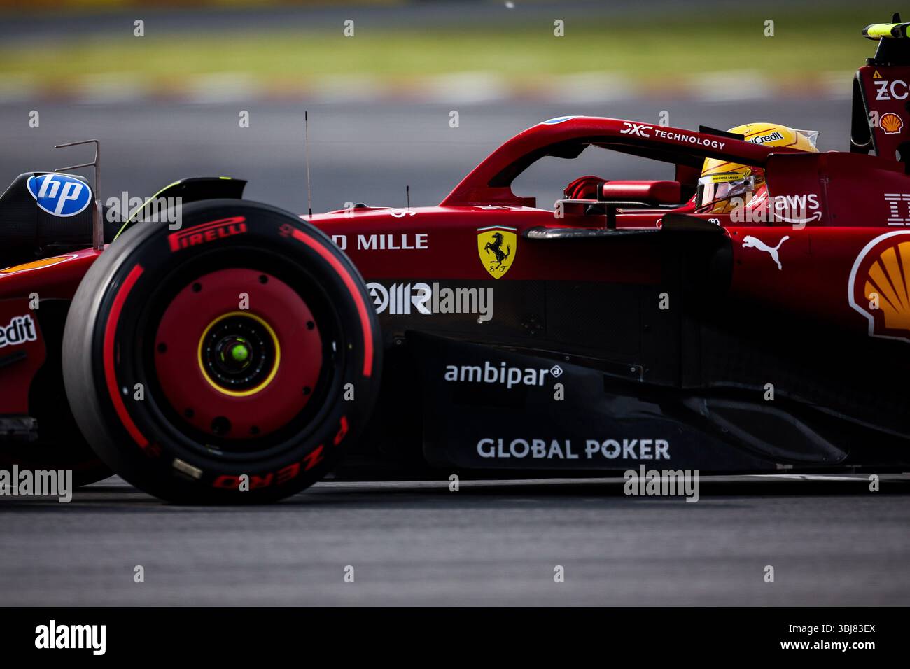44 HAMILTON Lewis (gbr), Scuderia Ferrari SF-25, action during the Formula 1 Pirelli Grand Prix ...