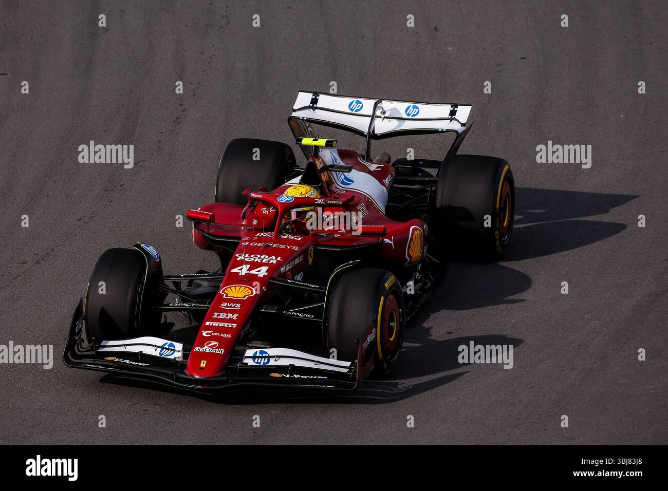 44 HAMILTON Lewis (gbr), Scuderia Ferrari SF-25, action during the Formula 1 Pirelli Grand Prix ...
