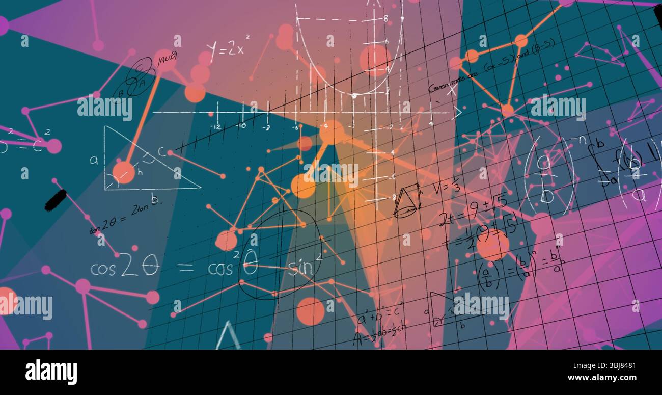 Displaying translucent silhouette floating in abstract space, grid ...