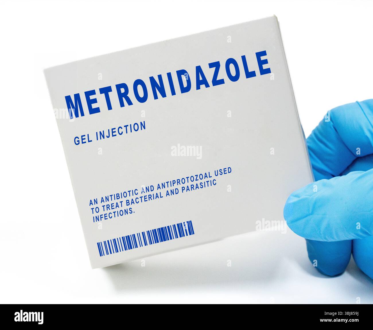 Metronidazole gel injection. An antibiotic and antiprotozoal used to ...