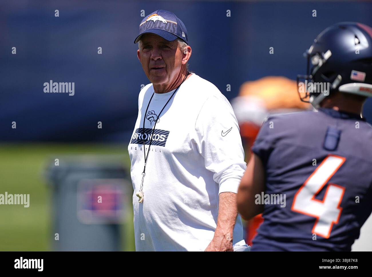 Denver Broncos head coach Sean Payton looks on during an NFL football ...