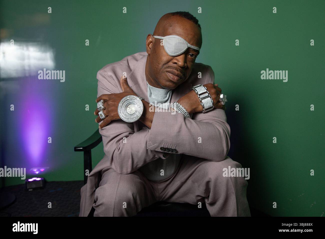 Slick Rick poses for a portrait on Friday, June 13, 2025, in New York ...