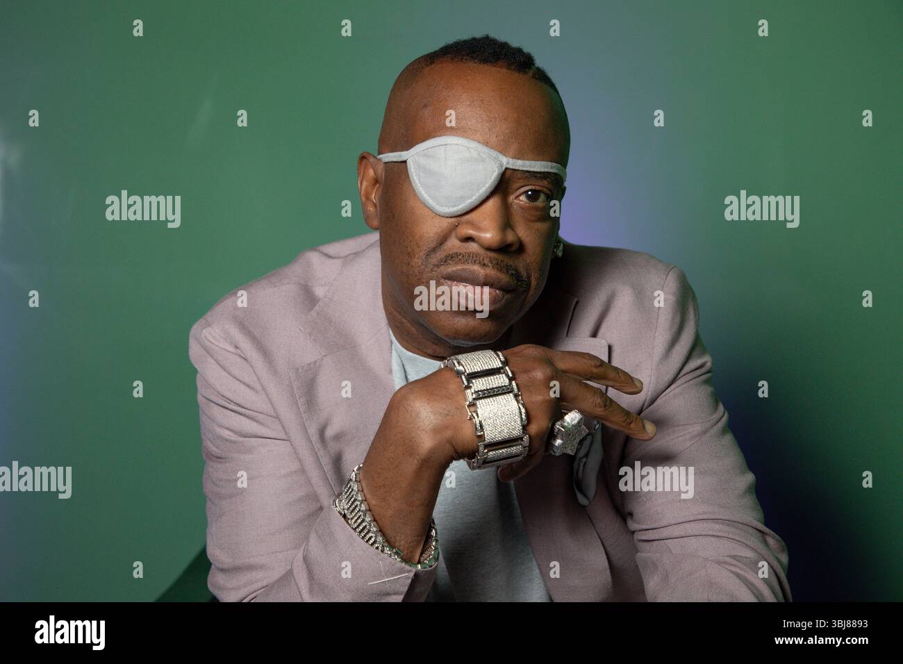 Slick Rick poses for a portrait on Friday, June 13, 2025, in New York ...