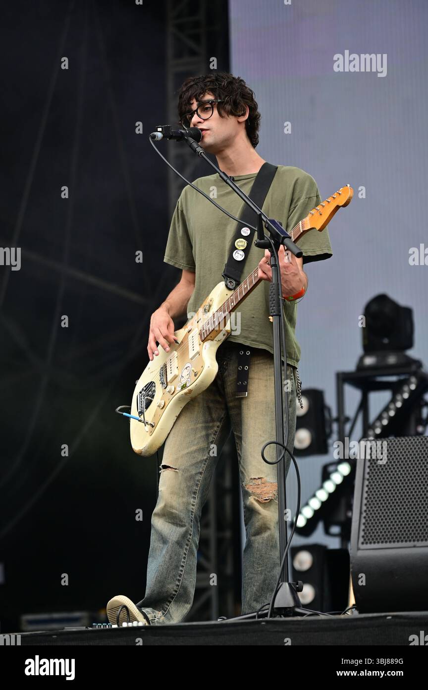 London, UK. 13 June 2025: Julie performs at the Outbreak Fest at LIDO ...